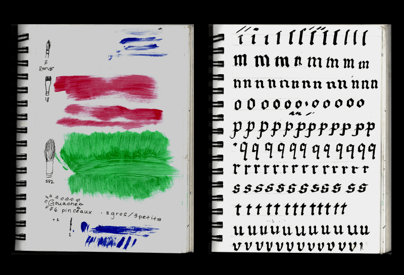 Behind the Recording of Sonomar Collection: Handwriting