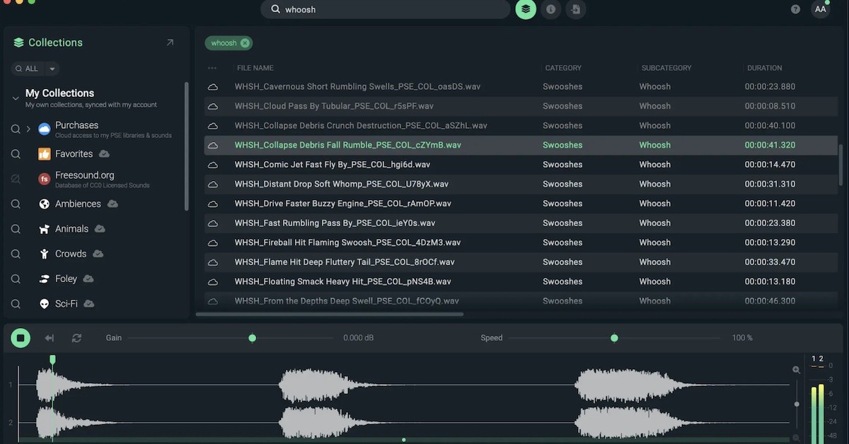 How to Find a Specific Sound Effect